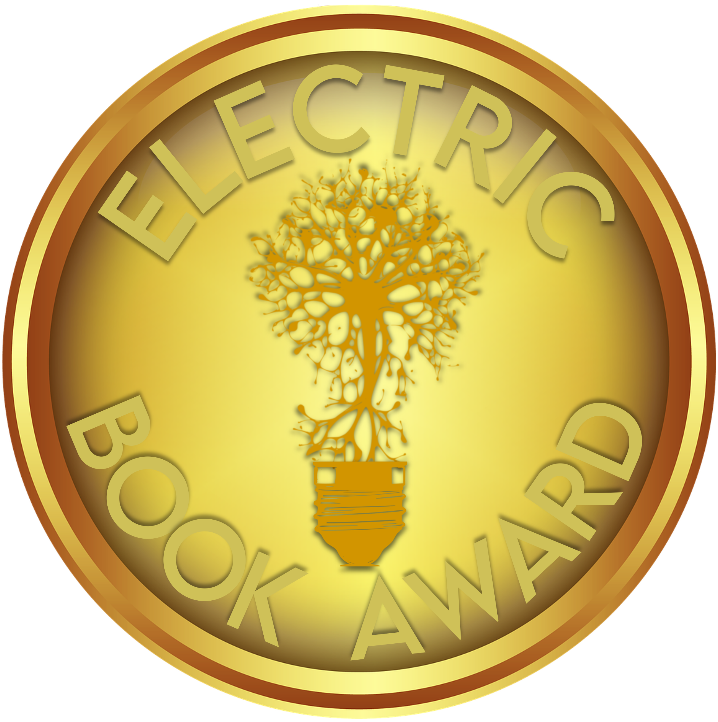 Electric Book Award Hi-Res Gold Medallion – Alternating Current Press